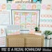Marbled Pastel Themed Classroom Decor Bundle Editable - Etsy