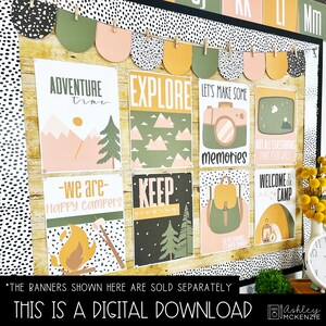 Camping Adventure Classroom Posters, Easy and Modern Classroom ...
