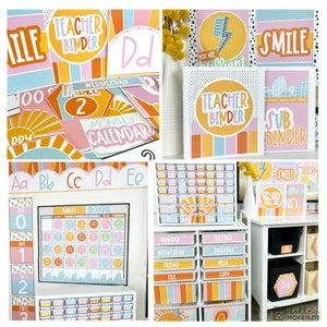 Sunshine Classroom Decor Bundle Calming Classroom Theme Back to School ...