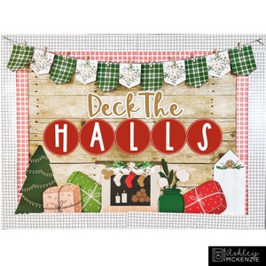 Modern Christmas Classroom Decor, Bulletin Board Kit, Classroom Posters ...