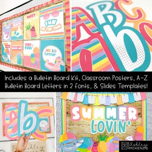 End of Year Classroom Decor, Summer Splash Theme, Bulletin Board Kit ...