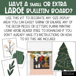 Modern Christmas Bulletin Board Kit, December Bulletin Board Ideas ...