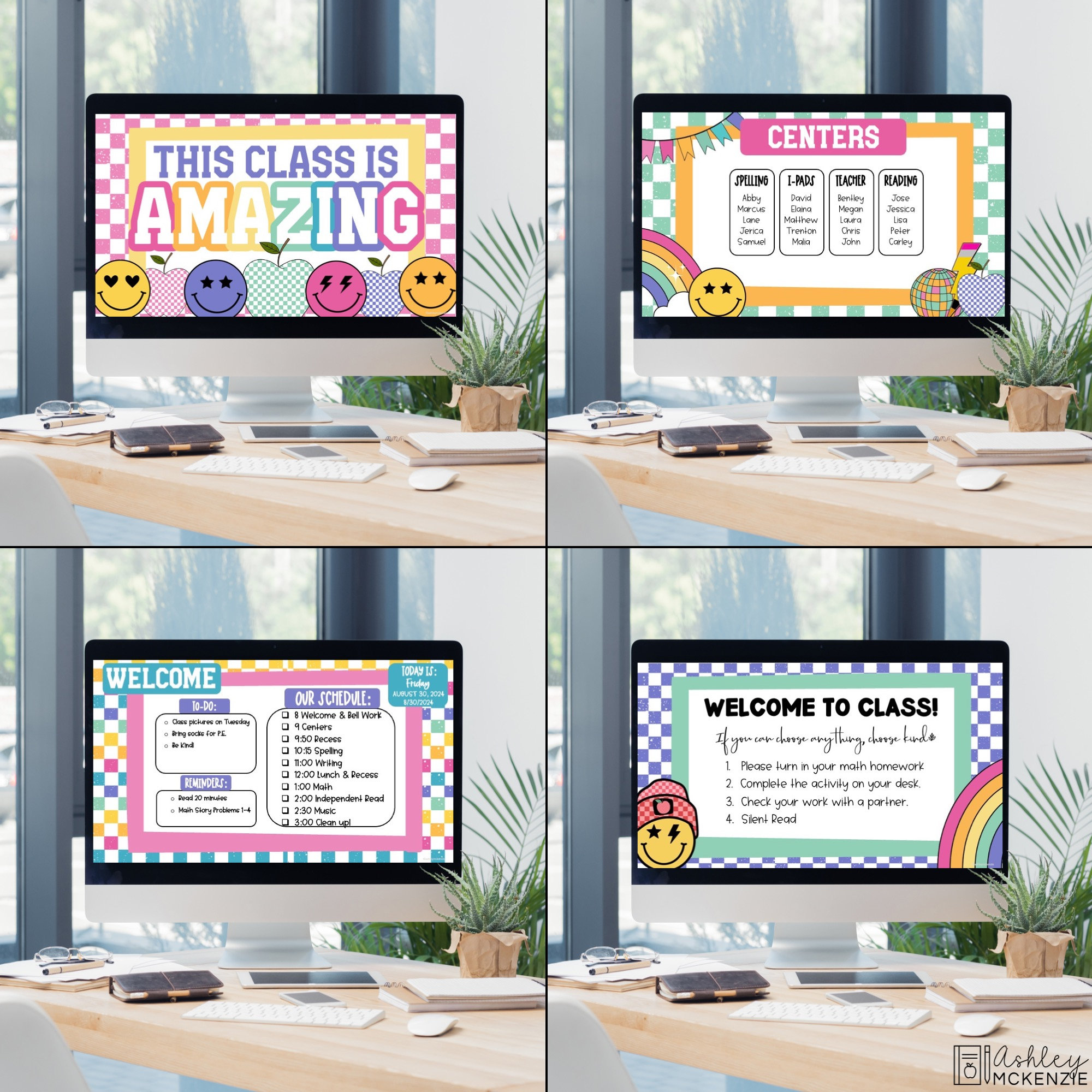 Back to School Google Slides and Powerpoint Templates Bright Classroom ...