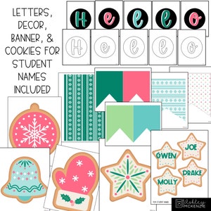 Winter Cookies Bulletin Board or Door Decor, Easy Seasonal Classroom ...