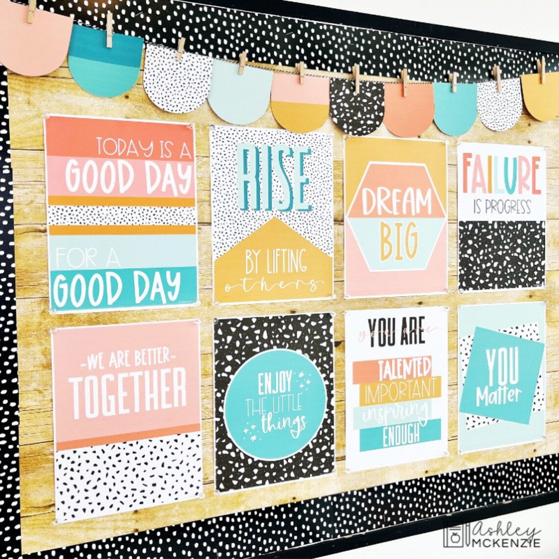 Calm Terrazzo Classroom Posters Easy and Modern Classroom - Etsy