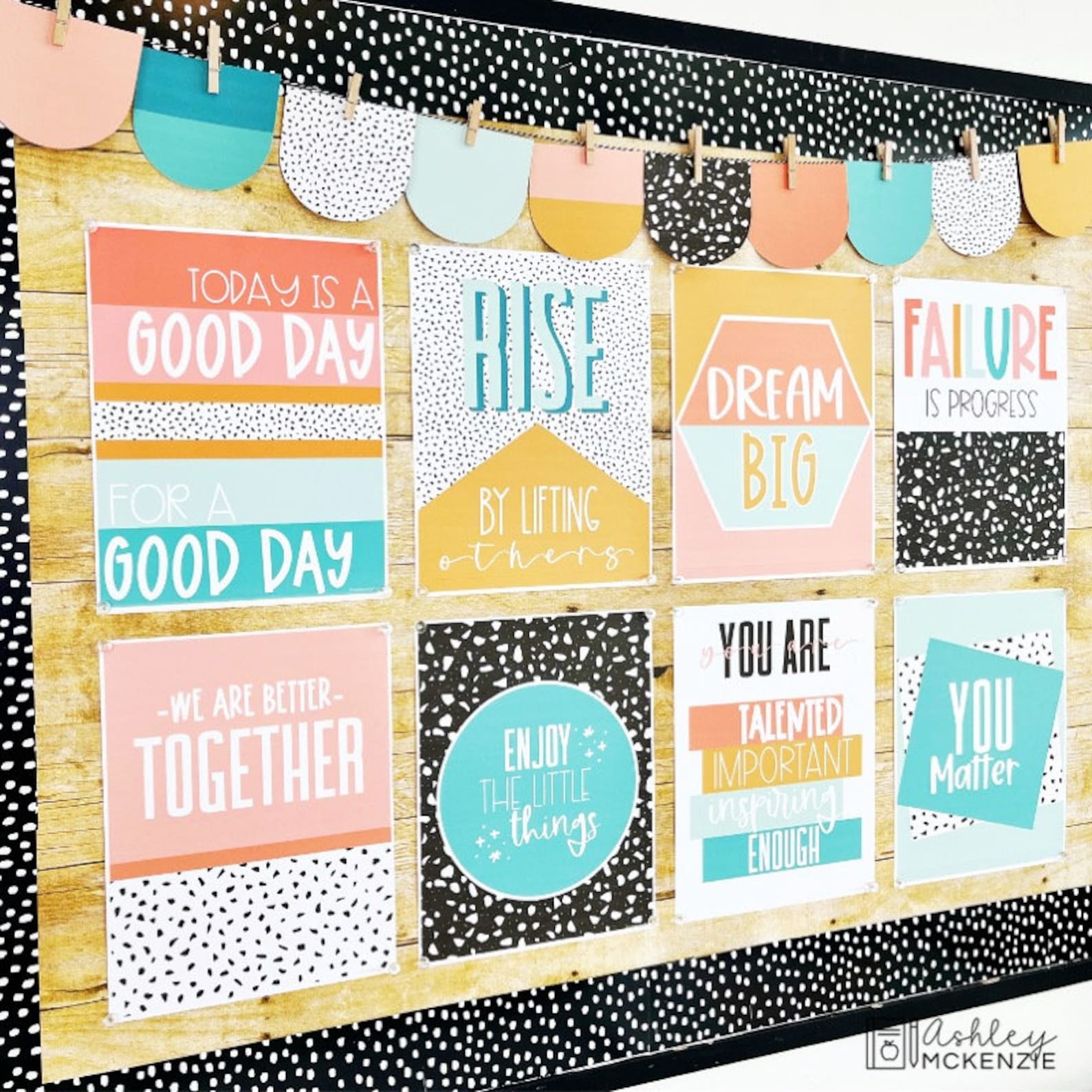 Calm Terrazzo Classroom Posters Easy and Modern Classroom - Etsy