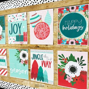 Christmas Cheer Classroom Posters, Easy Holiday Classroom Decorations ...