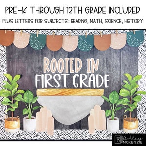 Plant Life Classroom Decor, Bulletin Board Kit, Classroom Posters, Door ...