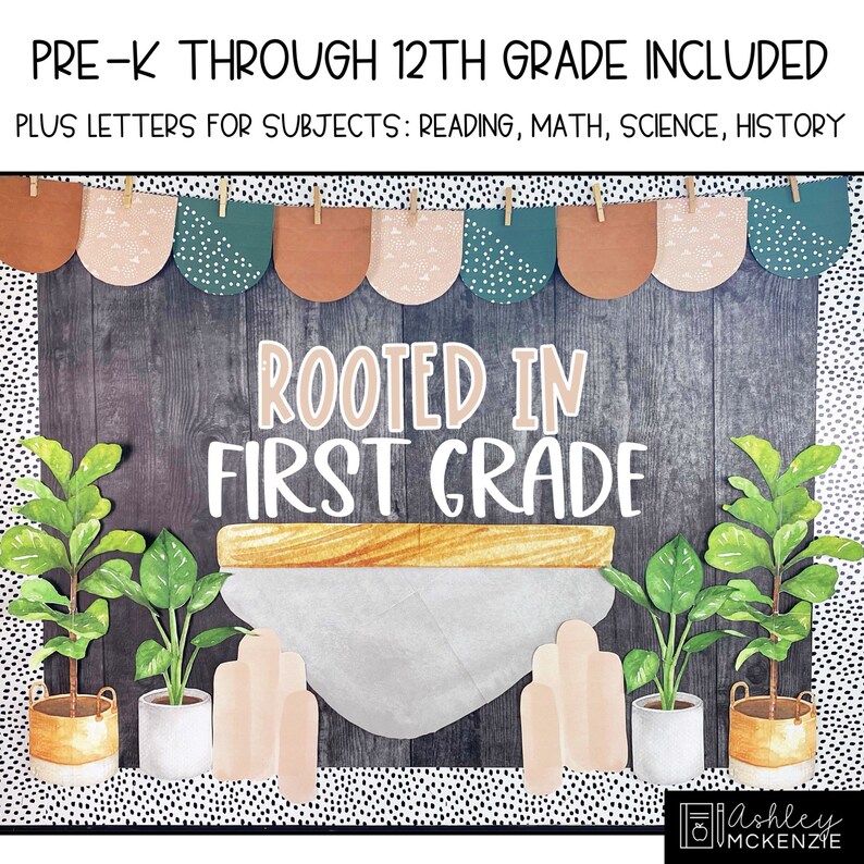 Plant Life Classroom Decor, Bulletin Board Kit, Classroom Posters, Door ...