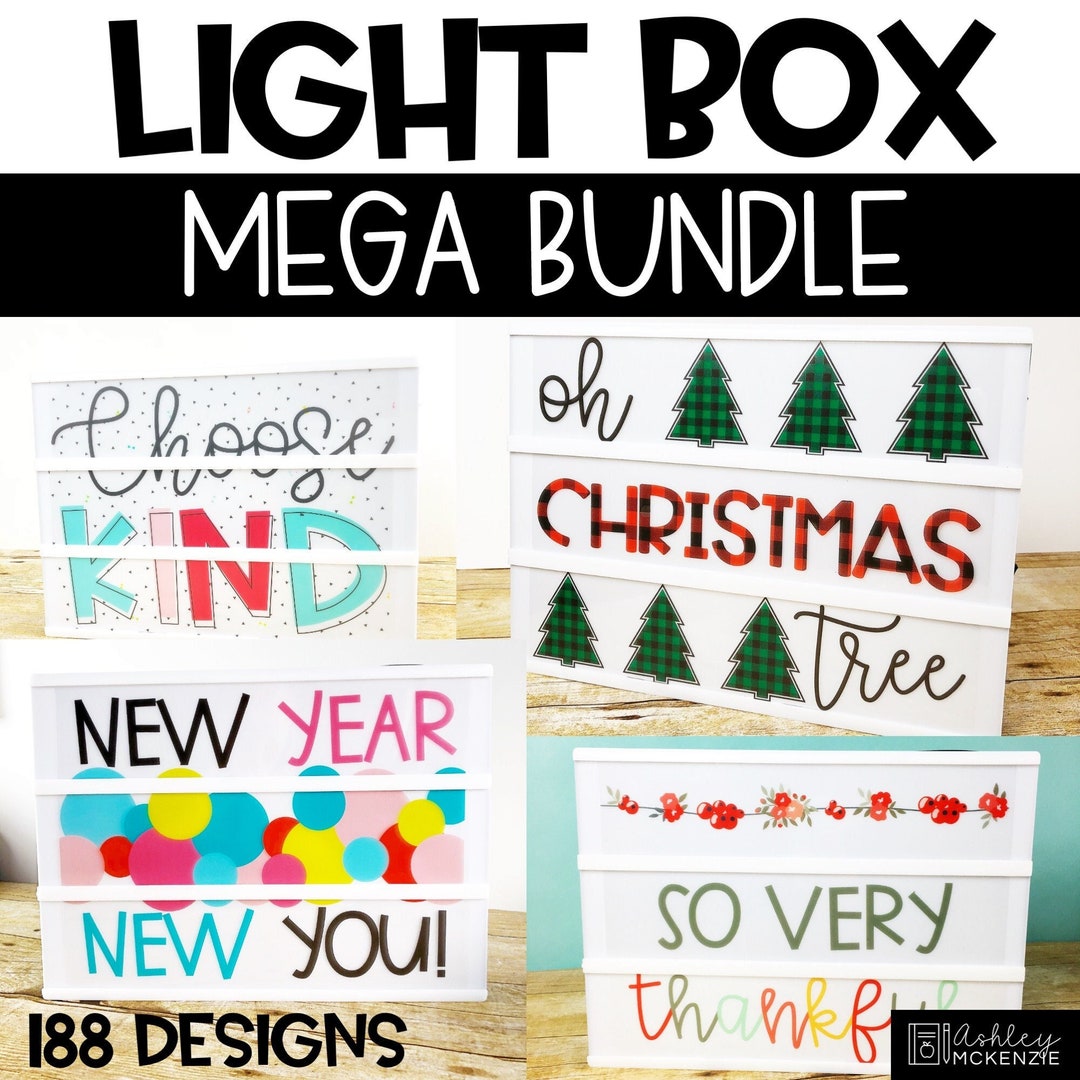 Light Box Inserts Mega Bundle, Heidi Swamp or Leisure Arts, Seasonal ...