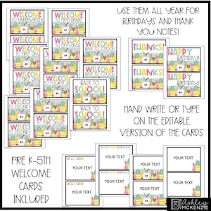 Welcome Back to School Open House Bundle Meet the Teacher Night Slides ...