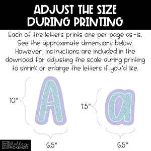 Pastel Sweets Classroom Decor, Primary Font A-Z Bulletin Board Letters ...