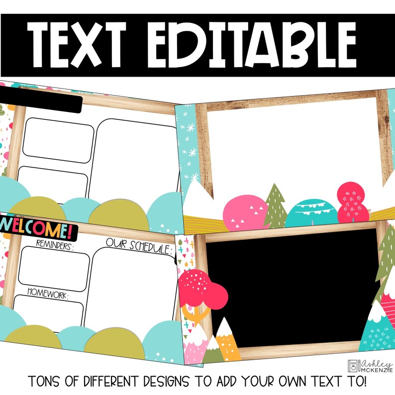 Winter Google Slides and Powerpoint Templates Holiday Decor - Etsy