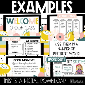 Vintage Blooms Google Slides and Powerpoint Templates, Digital ...