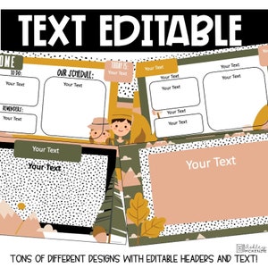 Camping Adventure Google Slides and Powerpoint Templates, Digital ...