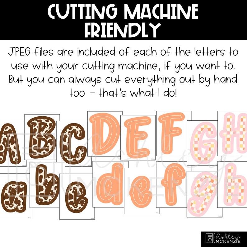 Giddy up Fall Bulletin Board Letters Primary Font Printable Bulletin ...