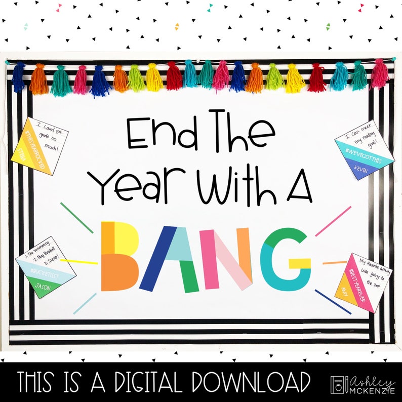 Summer Bulletin Board or Classroom Door Decor, End of the Year ...