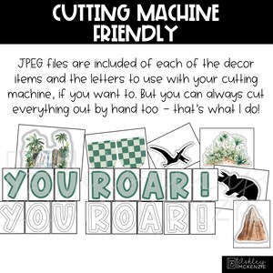 Modern Dinosaur Classroom Theme Back to School Bulletin Board Kit ...