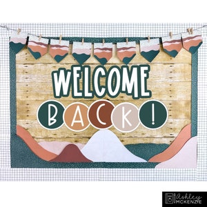 Abstract Landscape Back to School Classroom Decor, Bulletin Board Kit ...