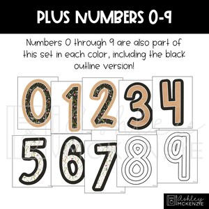 Wildflowers Classroom Decor, A-Z Bulletin Board Letters, Punctuation ...