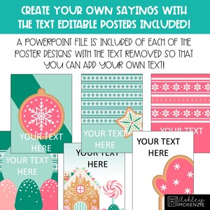 Winter Cookies Classroom Posters, Easy and Modern Classroom Decorations ...