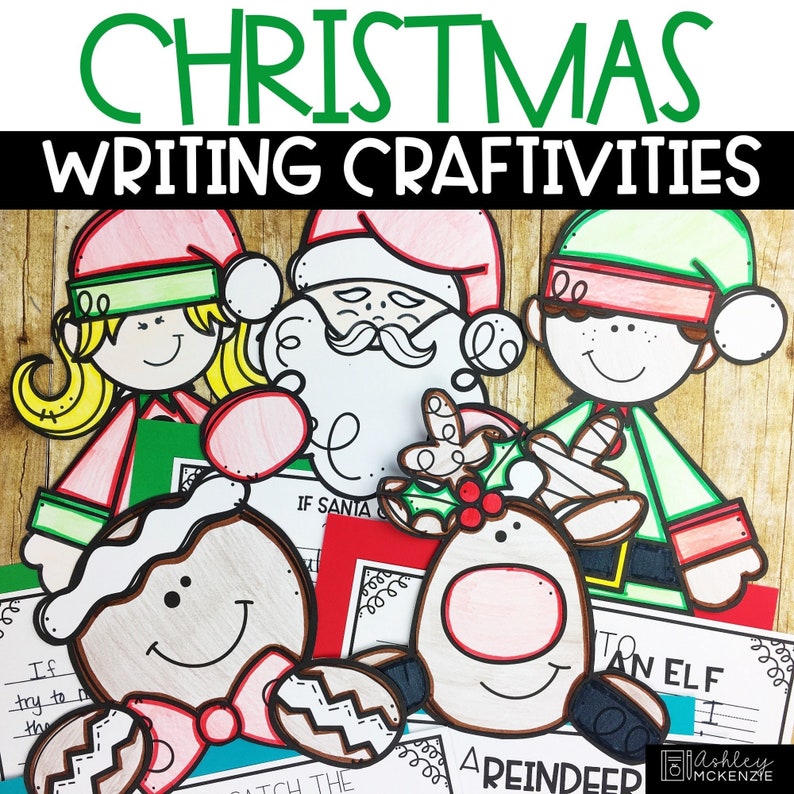 Christmas Writing Crafts December Creative Writing Prompts - Etsy