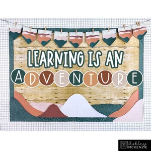 Abstract Landscape Back to School Classroom Decor, Bulletin Board Kit ...