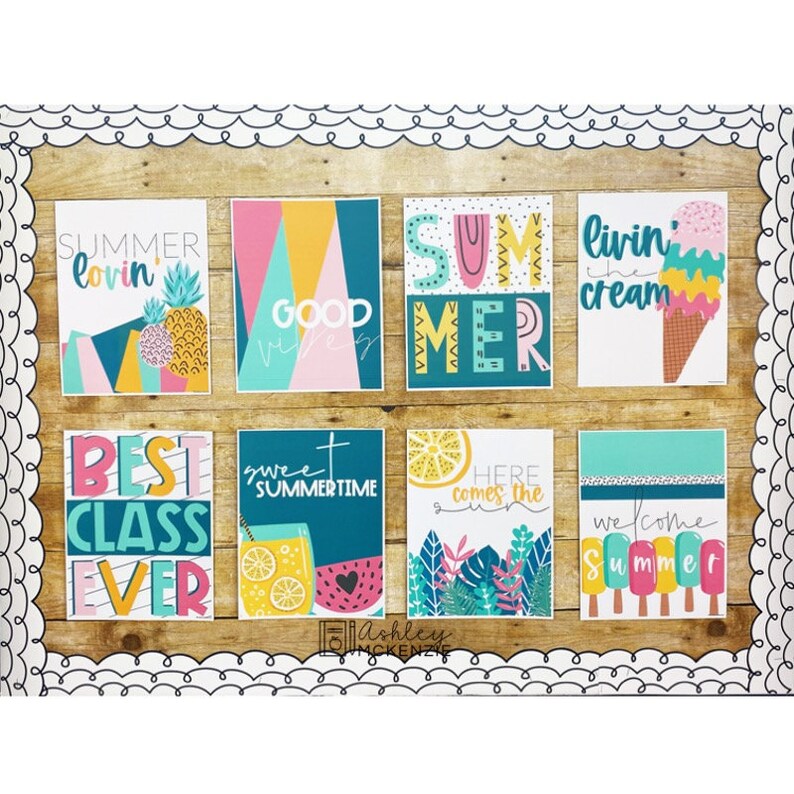 Sweet Summer Bulletin Board or Classroom Door Decor Easy and - Etsy