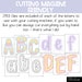 Retro Spring Classroom Decor, Primary Font A-Z Bulletin Board Letters ...