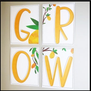 Lemon Classroom Decor Bundle Easy and Modern Classroom - Etsy