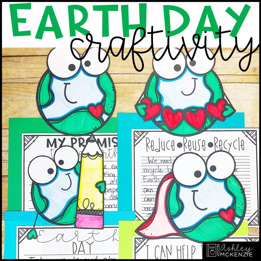 Earth Day Writing Crafts, April Creative Writing Prompts, Easy ...