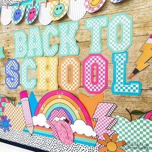 Back to School Classroom Decor BTS Smiles Fall Bulletin Board Kit ...