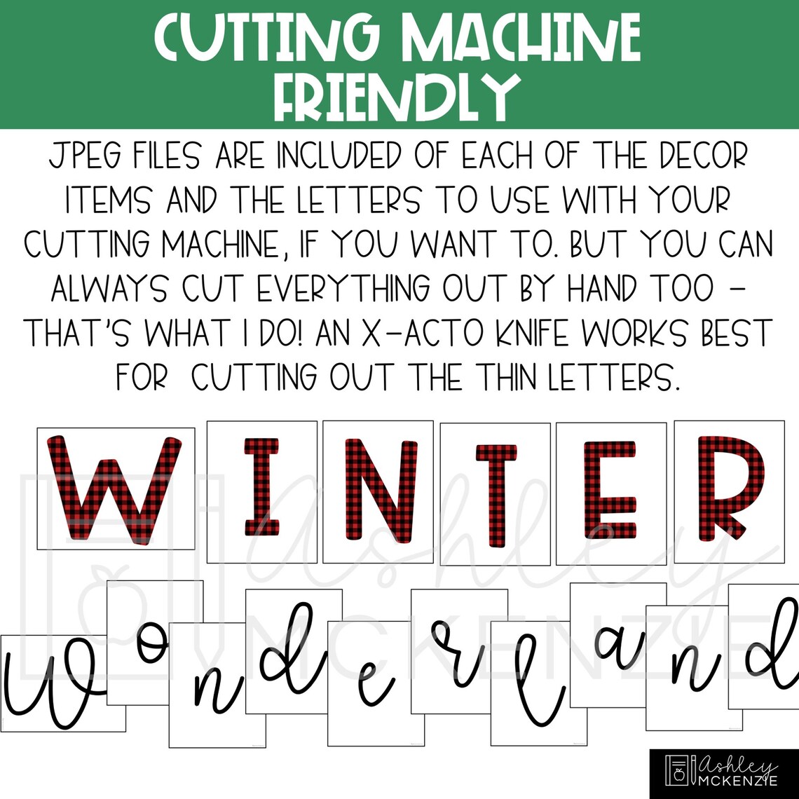 Christmas Holiday Bulletin Board or Classroom Door Decor, Buffalo Check ...