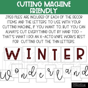 Christmas Holiday Bulletin Board or Classroom Door Decor, Buffalo Check ...