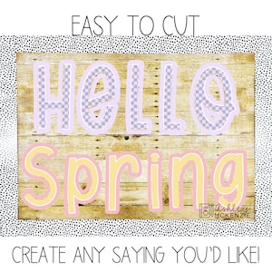 Retro Spring Classroom Decor, A-Z Bulletin Board Letters, Punctuation ...