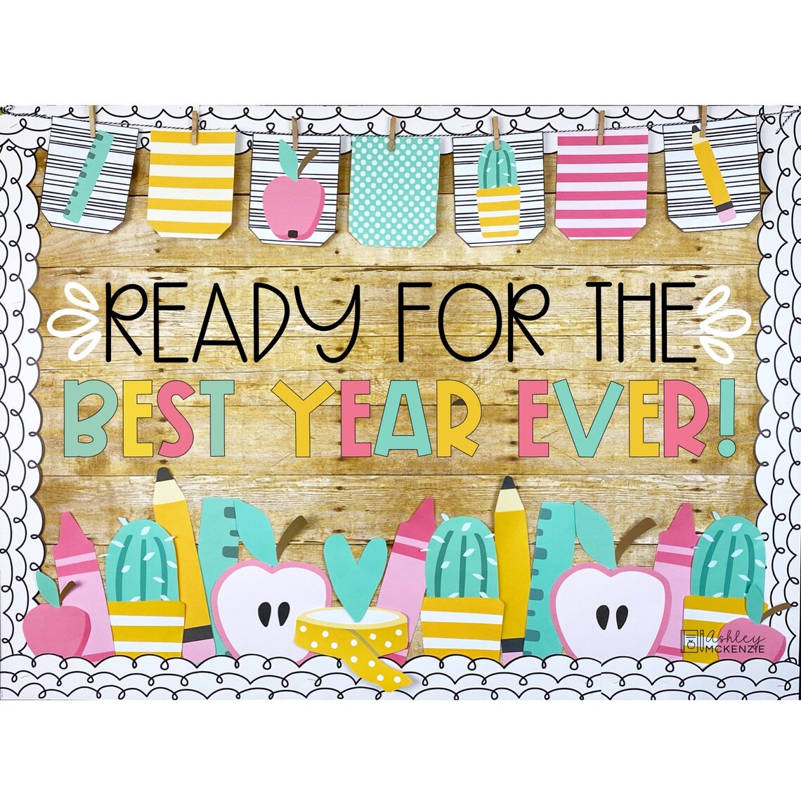 School Supplies Back to School Bulletin Board or Classroom - Etsy