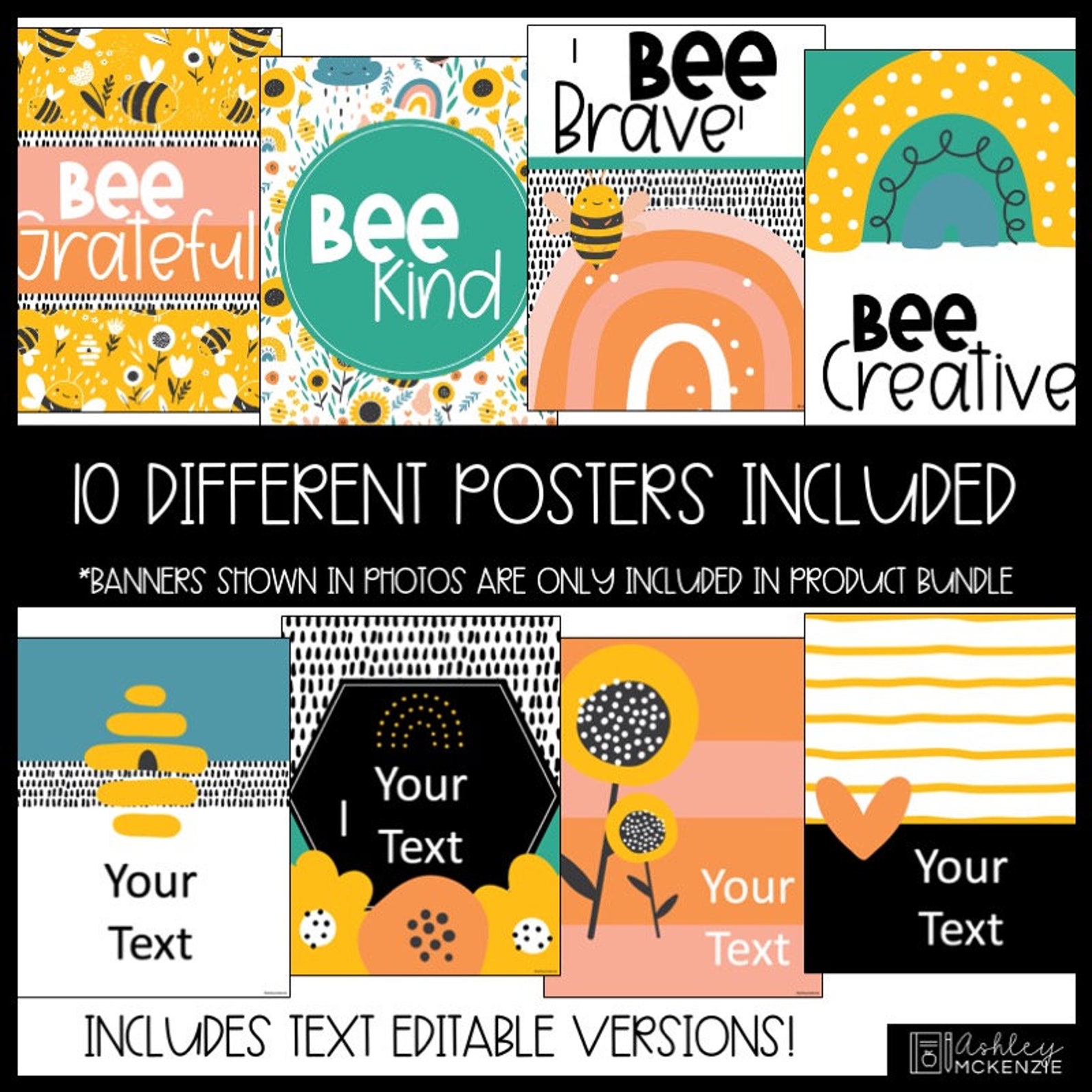 Honey Bee Classroom Posters Easy and Modern Classroom - Etsy