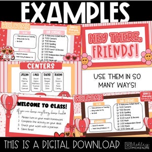 February Morning Slides, Valentine's Day Slide Templates, Daily Slides ...