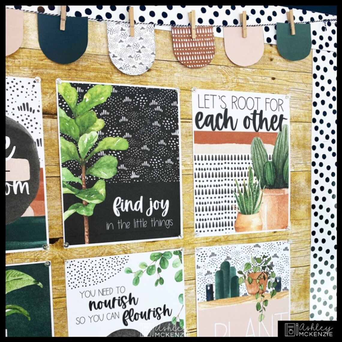 Plant Life Classroom Posters Easy and Modern Classroom - Etsy