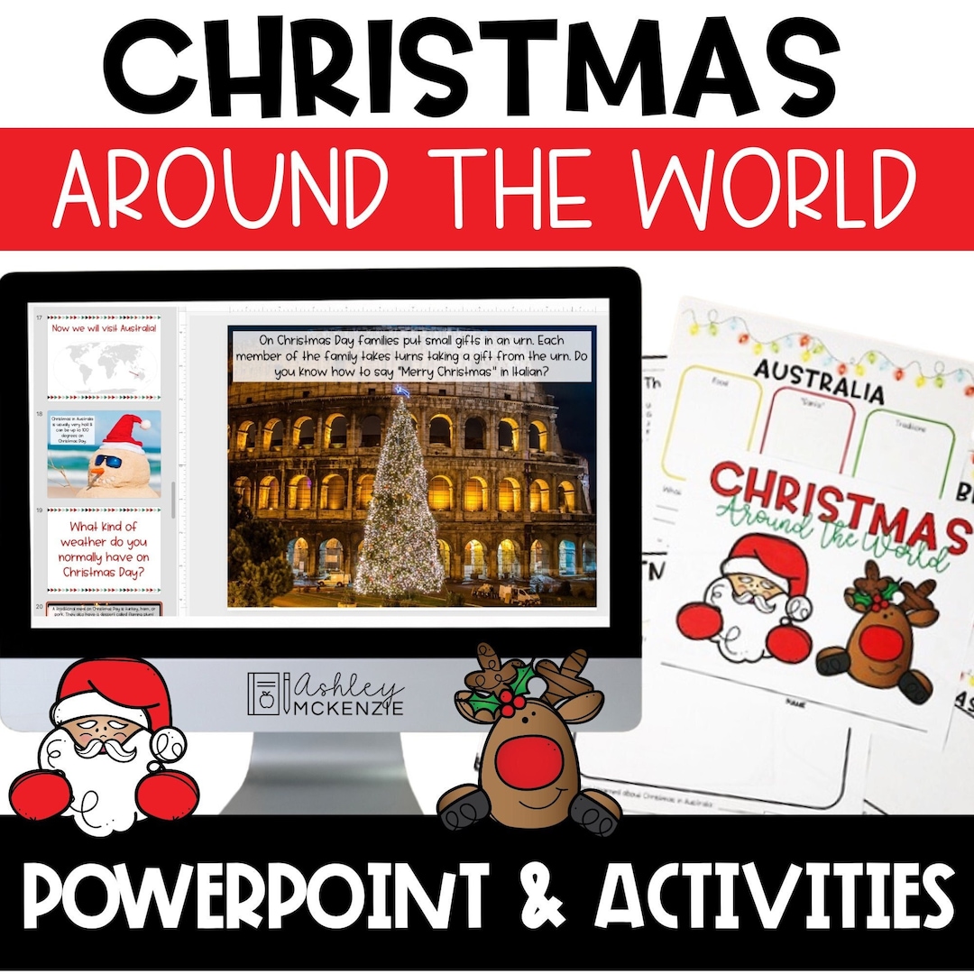 Christmas Classroom Activities, Christmas Around the World Powerpoint ...