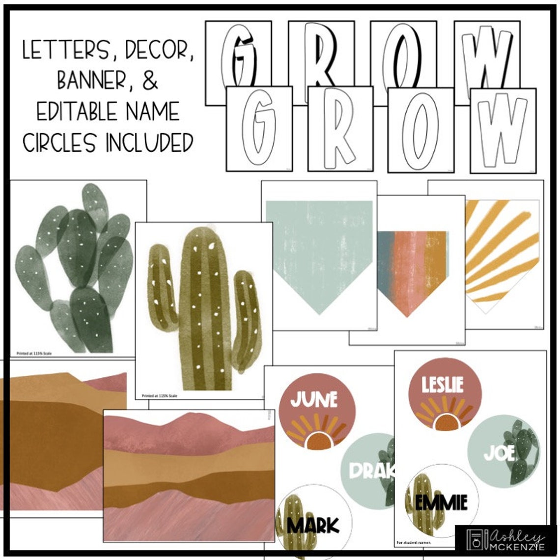 Boho Desert Back to School Bulletin Board or Classroom Door - Etsy