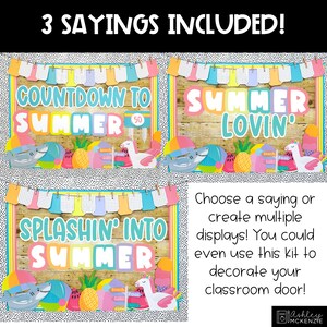 End of Year Classroom Decor, Summer Splash Theme, Bulletin Board Kit ...