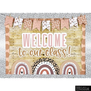 Animal Print Classroom Decor Boho Back to School Bulletin Board ...