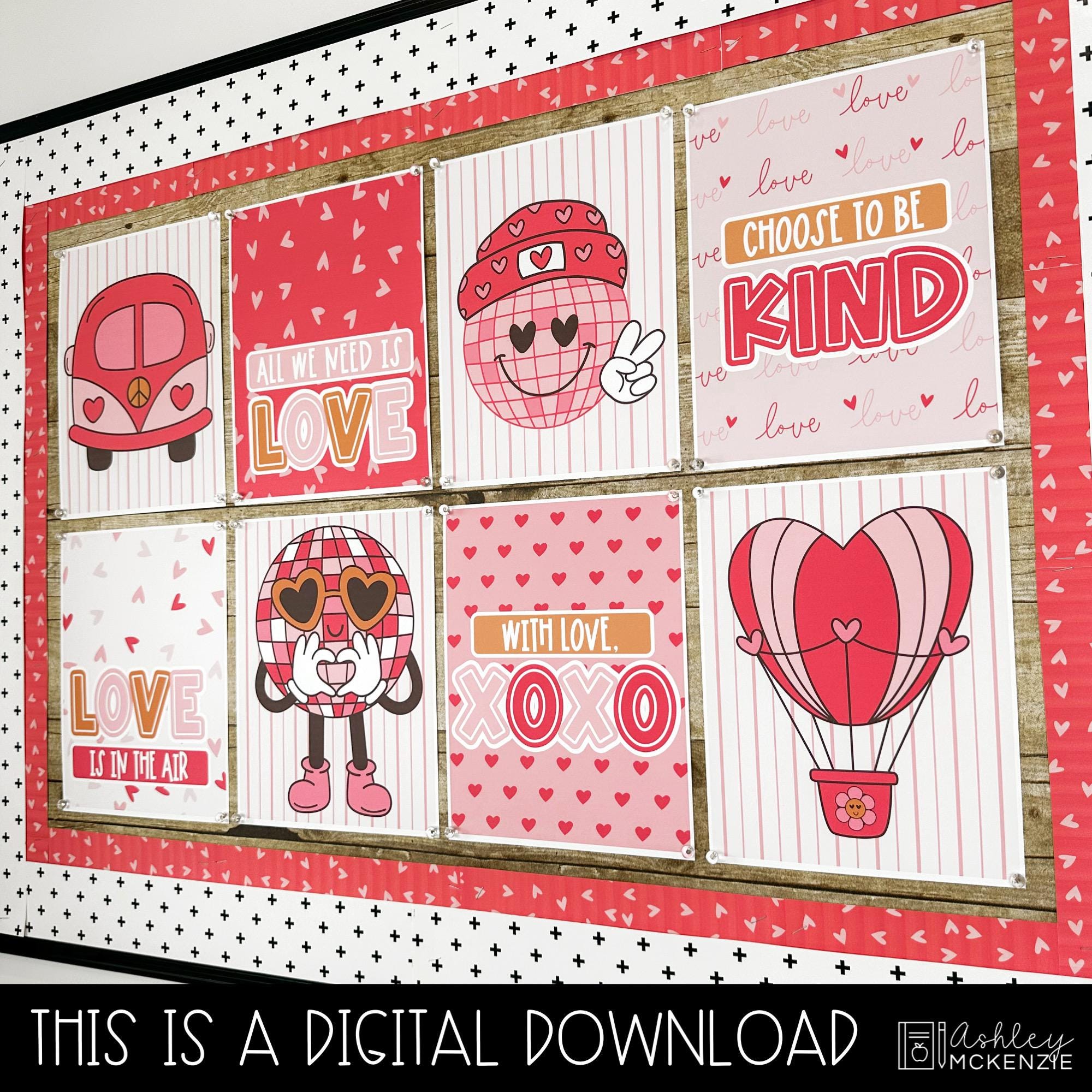 Valentine's Day Bulletin Board Bundle, Kindness Posters, Printable ...