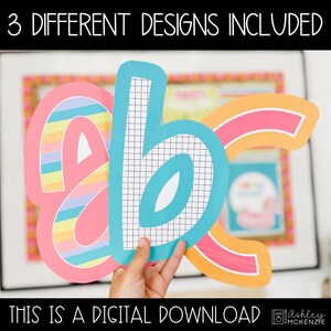 Summer Classroom Decor for End of Year, A-Z Bulletin Board Letters ...