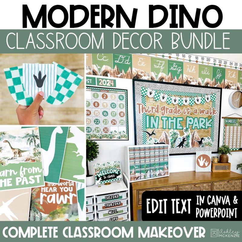 Dinosaur Colors Poster - Etsy