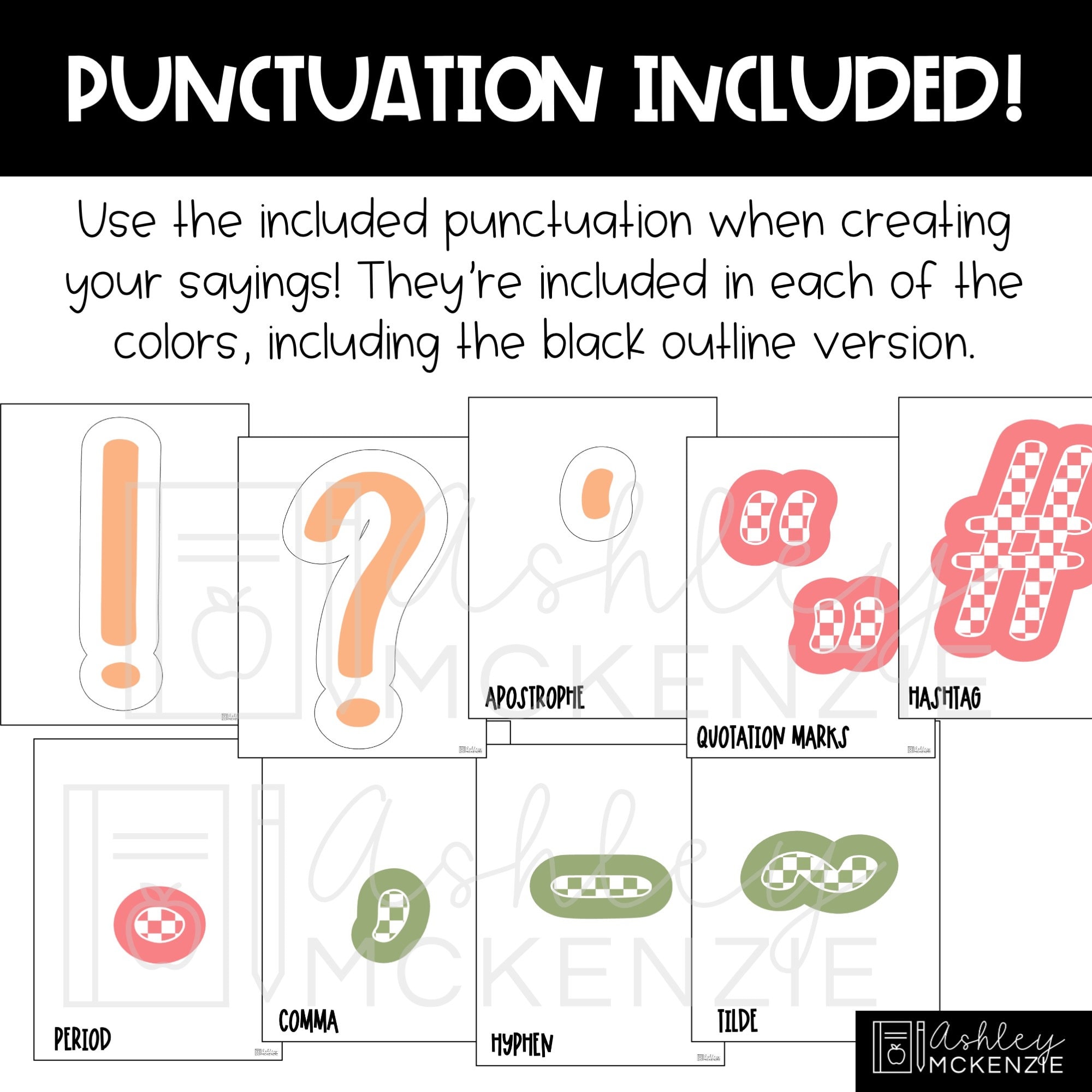 Fall Classroom Decor, Primary Font A-Z Bulletin Board Letters ...