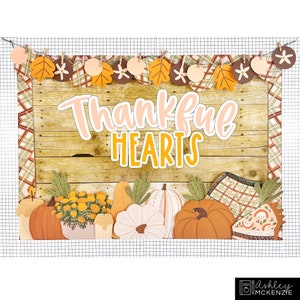 Modern Thanksgiving Classroom Decor, Bulletin Board Kit, Classroom ...