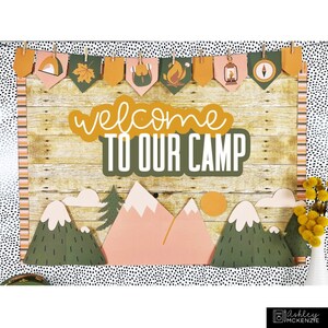 Camping Adventure Back to School Bulletin Board Kit Easy and - Etsy