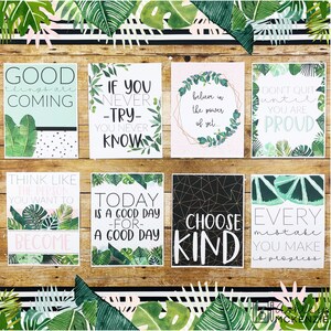 Modern Tropical Classroom Decor Bundle, Calm Class Themes, Easy ...